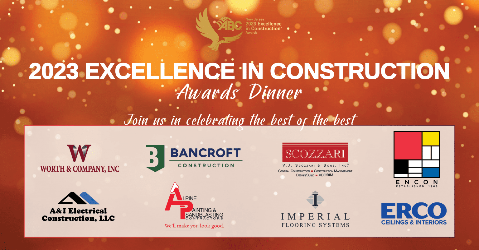2023 Excellence in Construction Awards Dinner - ABC-NJ
